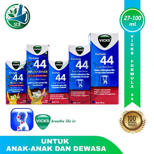 Jual Vicks Formula 44 Anak & Dewasa Semua Ukuran - Sirup Obat Batuk ...