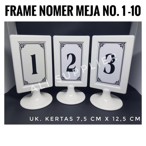 Promo Bingkai Frame Foto / Nomer meja / Pigura / Menu Meja display menu ...
