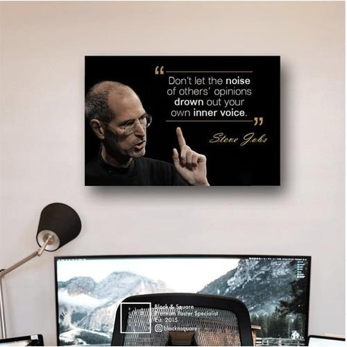 Jual Steve Jobs Quotes - Premium Poster + Borderless Frame - Size ...