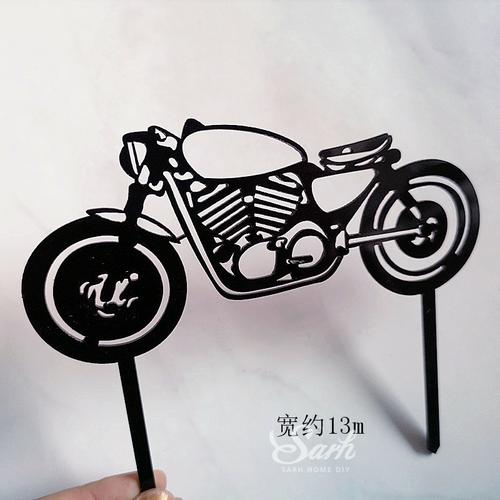 Jual topper motor harley cake topper motorcycle hiasan motorcycle ...
