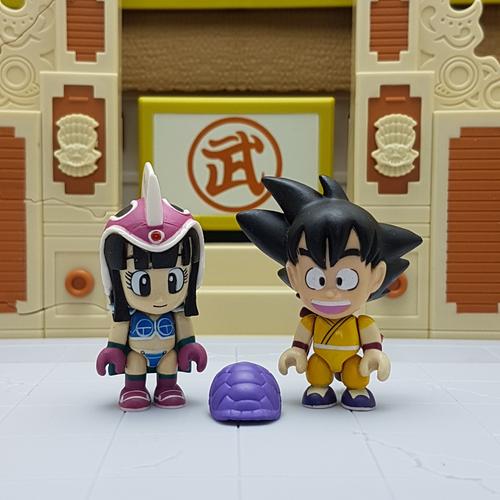 Jual goku kid and chi chi dragon ball dragonball action figure chibi ...