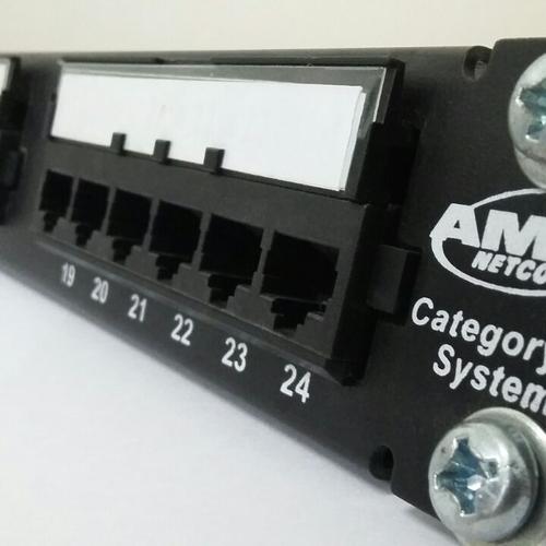 Jual Patch Panel AMP 24 Port Cat 5e AMP Original masih bagus - Kab ...