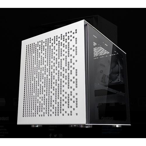 Promo TECWARE QUAD MINI CUBE CASE MID TOWER TEMPERED GLASS - WHITE ...