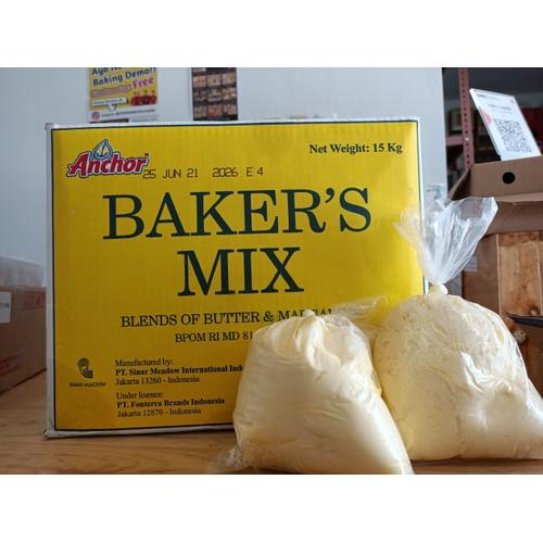 Jual Anchor Baker's Mix Butter & Margarine Repack 500 Gram - Kota Depok ...
