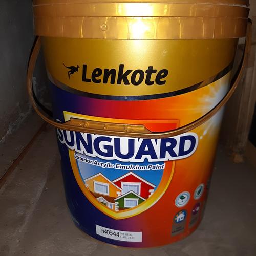 Jual Cat Tembok exterior Lenkote sunguard 20 Ltr - Super White - Kota ...