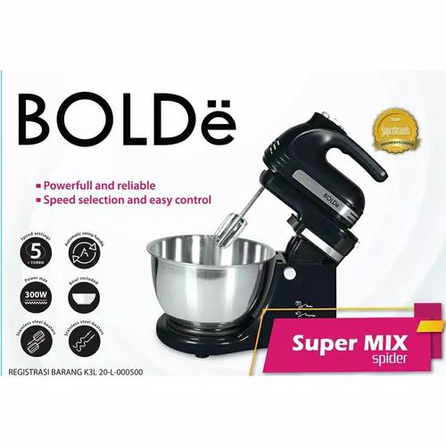 Jual BOLDE Super Mix Spider 4,5 L standing Mixer 5 kecepatan turbo 300W ...