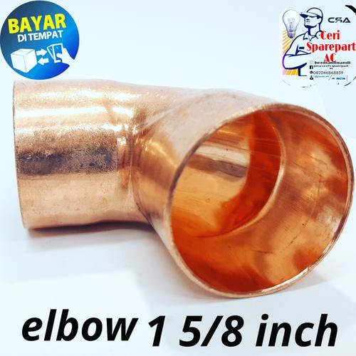 Jual Elbow knee pipa tembaga AC ukuran 1 5/8 inch 90° - Jakarta Pusat - VIP AC Electrik | Tokopedia
