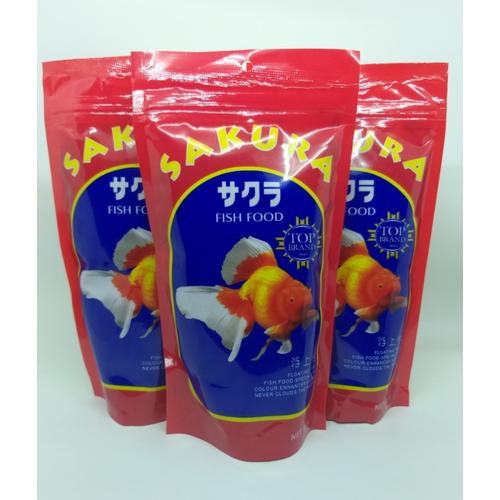 Jual SAKURA FISH FOOD MAKAN PAKAN IKAN HIAS KOKI KOKI MAS KOKI BADUT ...