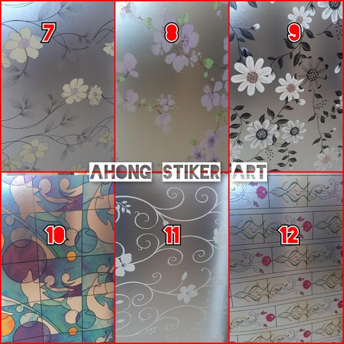 Jual STIKER KACA MOTIF/STICKER MOTIF/NEW MOTIF/KACA/STIKER KACA ...