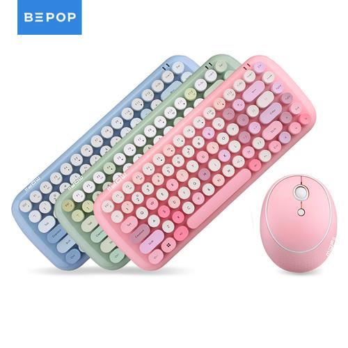 Jual Bepop Wireless Keyboard Mouse Set Cute Candy MOFi 2.4G - Candy ...
