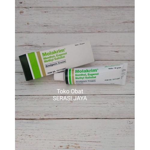 Jual Molakrim tube 30gr Salep Pereda Nyeri Kesehatan Tulang Sendi Otot ...