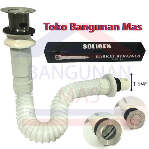 Jual SIFON AFUR Tarik Angsa Fleksibel Soligen Afur Wastafel Fleksibel ...