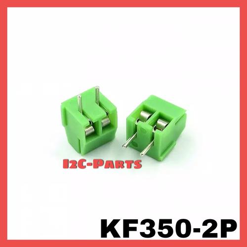 Jual KF 350 Green Terminal Block Hijau KF350 2 pin 2p Screw 3.5mm 2Pin ...