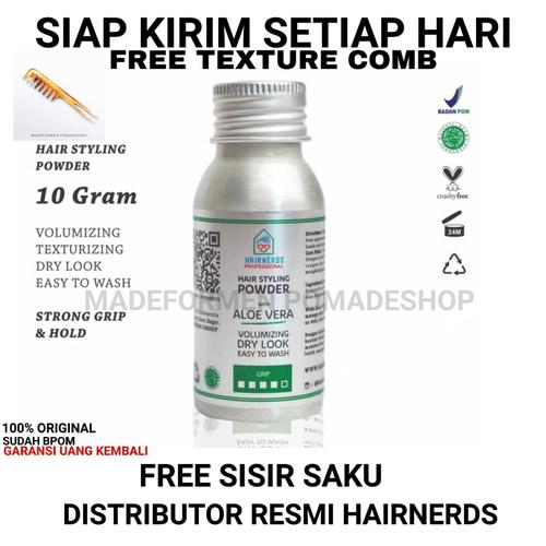 Jual HAIRNERDS PROFESSIONAL HAIR FREESTYLE DUST POWDER / HAIR POWDER ...