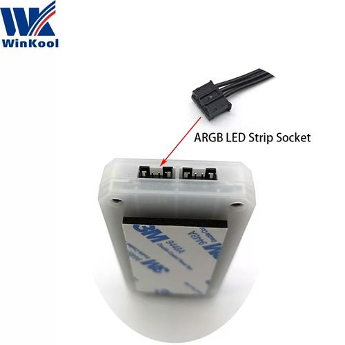 Jual Kabel COOLMOON FANTECH ARGB Fan Hub Controller Port 4 Pin socket ...