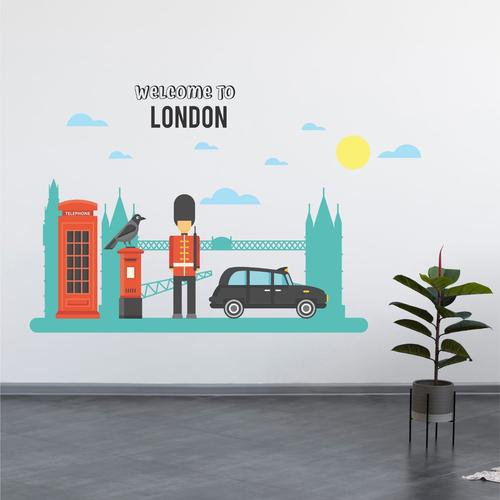 Jual Stiker Thema Unik / Wallsticker Welcome To London - Kab. Bandung ...