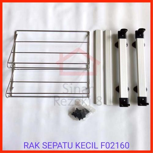 Jual Rak Lemari Sepatu F02160 Bracket Fitting Engsel 2 Susun - Kota ...