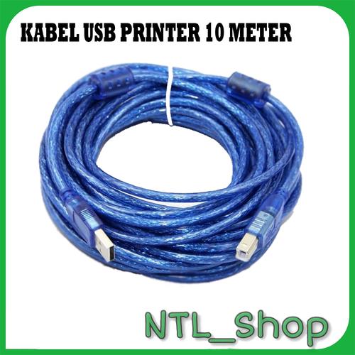 Jual Kabel Printer USB 10 Meter High Quality - USB cable Printer 10 ...