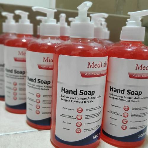 Jual Hand Soap / Sabun Cuci Tangan Antibacterial Medlab 500 ml Murah ...