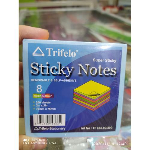 Jual Sticky Notes Trifelo 8 Warna / Kertas Memo - Kota Pekanbaru - Toko ...