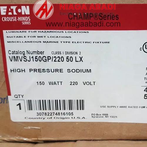 Jual Lampu Exproof Eaton Crouse Hinds 150W High Pressure Sodium Lamp ...