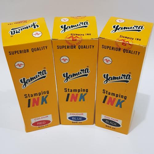 Jual Tinta Stempel Yamura 500 ml Biru dan Hitam Stamp Ink - Kota ...