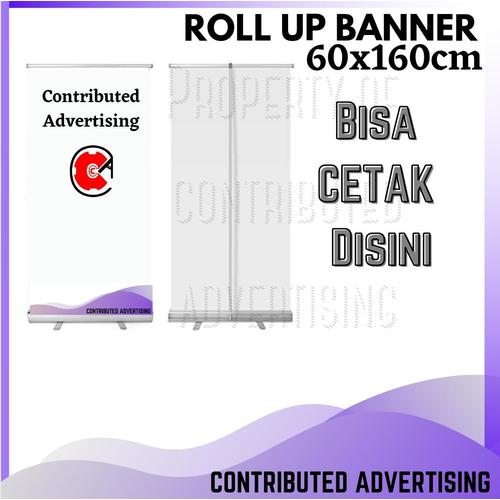 Jual roll up banner + print albatros, rollup grosir, - ukuran 60x160 ...