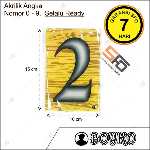 Jual Akrilik Angka - Acrylic Sign 15cm x 10cm - 2 - Kota Semarang ...