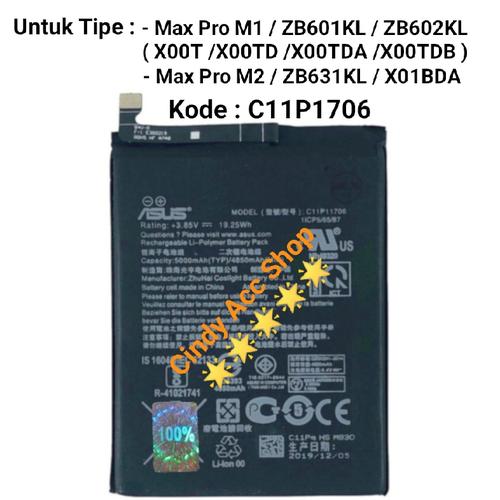 Jual Baterai Original Asus Zenfone Max Pro M2 ZB631KL C11P1706 ...