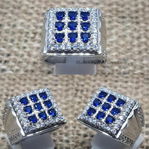 Jual Cincin batu blue king sapphire mewah dan elegan - Jakarta Timur ...