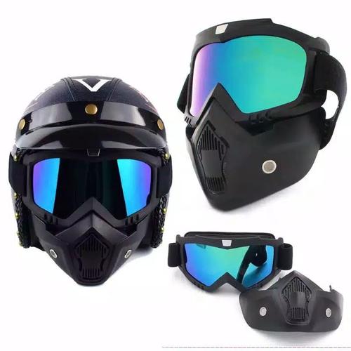 Jual GOGGLE MASK MASKER HELM BOGO RETRO CLASSIC - glod - Kota Bandung ...