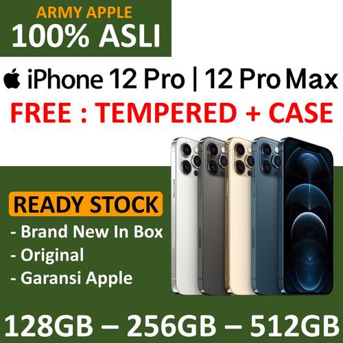 Jual DUAL Apple iPhone 128GB 12 Pro / Max Blue Gold Graphite Silver 128 ...