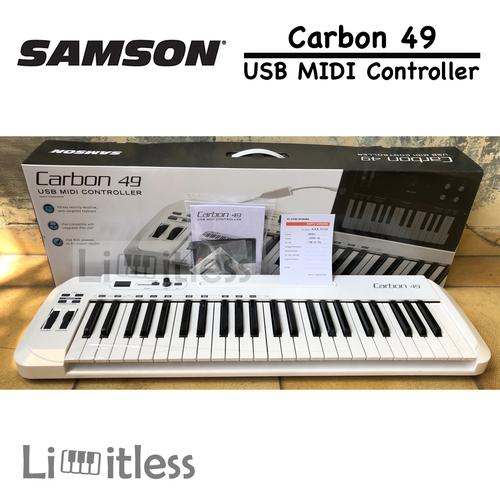 Jual Samson Carbon 49 USB Keyboard MIDI Controller Garansi Original - Jakarta Pusat - Limit-less ...
