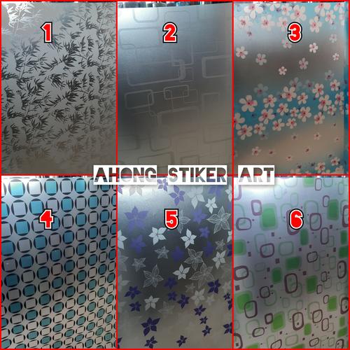 Jual STIKER KACA L90/STIKER KACA PINTU/STIKER KACA KAMAR MANDI/STIKER ...