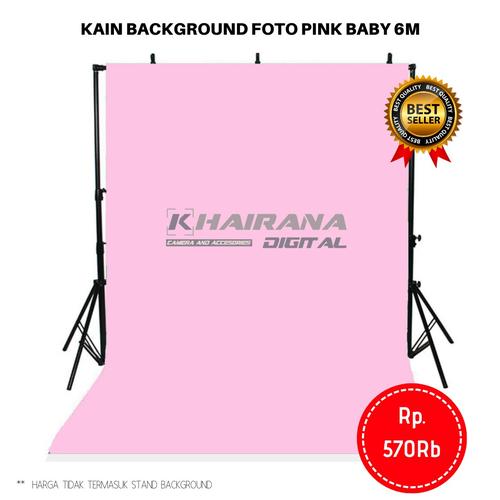 Jual Kain Background Backdrop Latar Layar Foto studio pink baby 6x3m ...