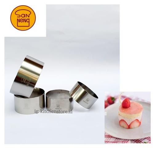 Jual Sanneng Round Ring / Cetakan Ring Cake Roti Mini Bulat Sanneng - Mix - SN3233 - Jakarta ...