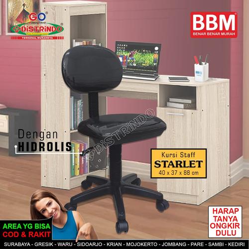 Jual Kursi Staf Kantor pakai Roda dengan kaki Cakar 5 jari System ...