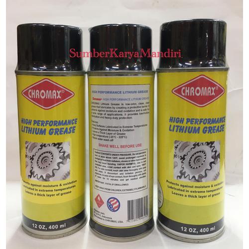Jual Chromax Lithium Grease Spray / Lithium Grease Chromax - Jakarta ...