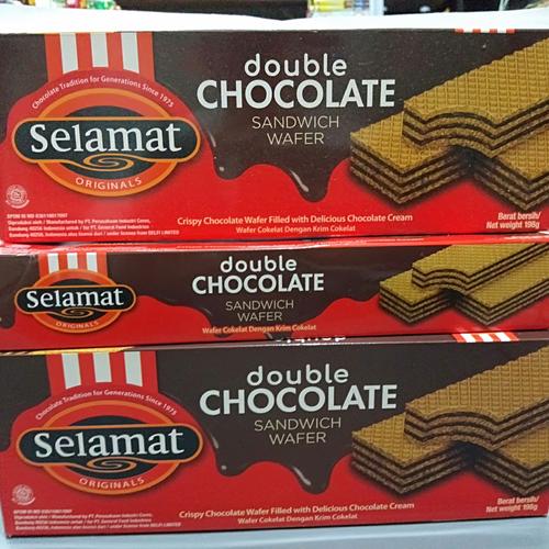 Jual Wafer Selamat " DOUBLE CHOCOLATE, 198g - Kota Tangerang Selatan ...