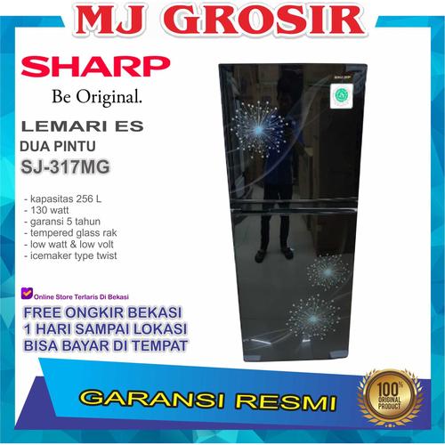 Jual KULKAS SHARP SJ 317 MG LEMARI ES 2 PINTU SJ317MG SJ 317MG - Kota ...