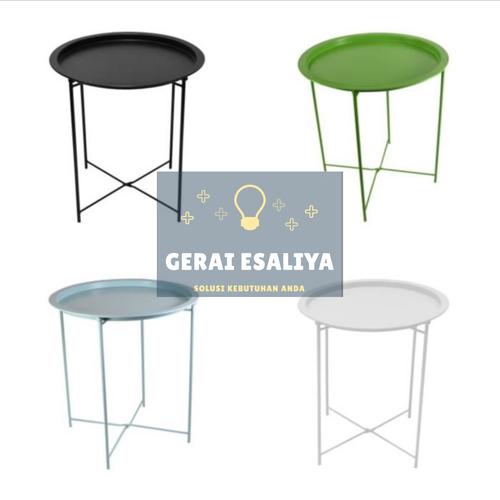 Jual Meja teras/Meja ngopi/Meja bulat besi/Meja bulat dengan pilihan ...