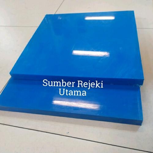 Jual Nylon PE Biru Sheet 50mm x 30cm x 50cm / Polyethylene Blue Sheet ...