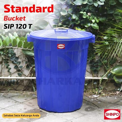 Jual Ember Tong Plastik + tutup lock 120 Liter | SHINPO STANDARD SIP ...