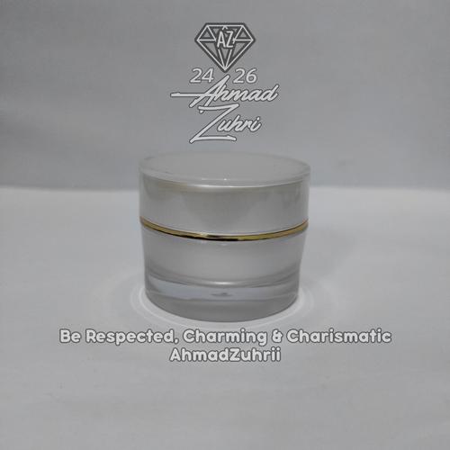 Jual Pot Cream Acrylic 10gr Putih Mutiara - Pot Akrilik 10 gr Putih ...