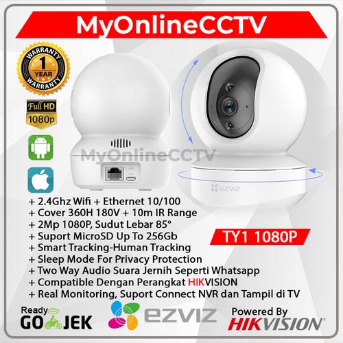 Jual EZVIZ TY1 2MP 4MP IP Cam wireless PTZ Paket CCTV Camera Wifi Resmi ...