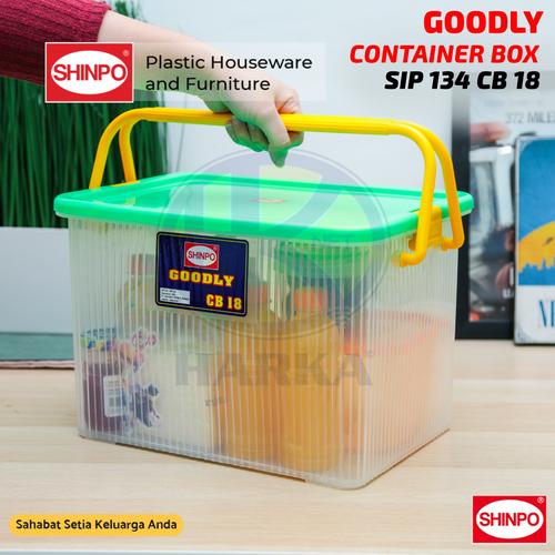 Jual GOODLY CONTAINER BOX 18 LITER | Boks Plastik SHINPO - CB 18 SIP ...