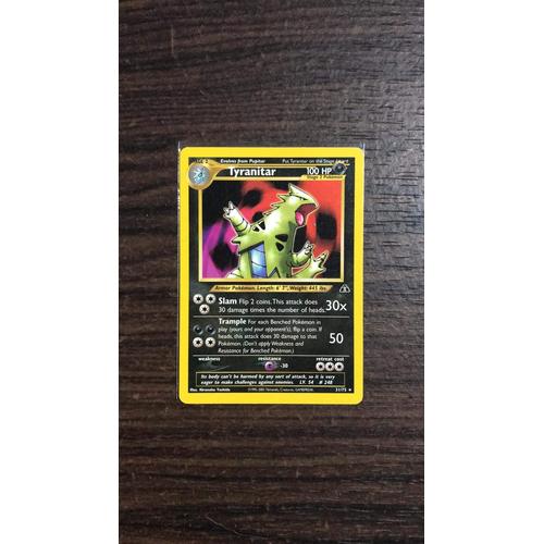 Jual Tyranitar NEO Rare kartu pokemon english card ori set - Kota ...