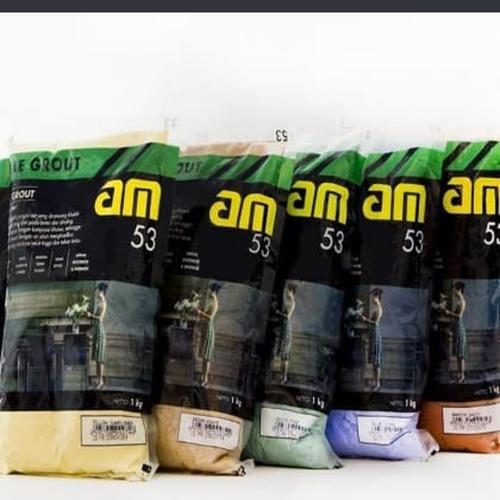 Jual AM 53 Pengisi NAT KERAMIK Tile Grout Semen Warna AM53 mortar warna ...