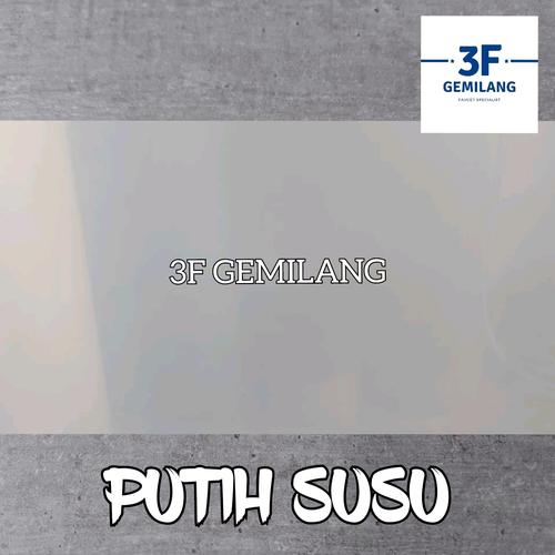 Jual Fiber Plastik Penutup Pagar POLOS Warna PUTIH SUSU Meteran - 0.5mm ...