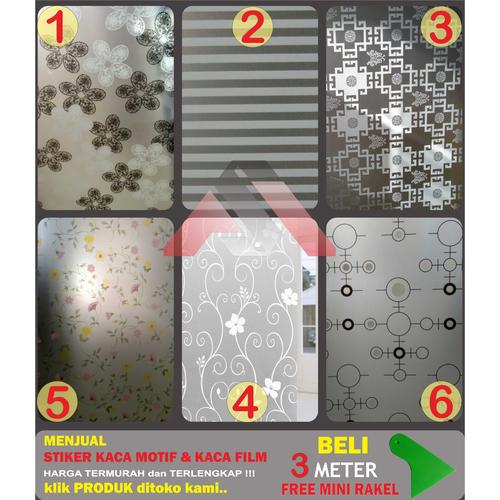 Jual STIKER KACA JENDELA / STIKER KACA MOTIF / STIKER KACA MOTIF ...